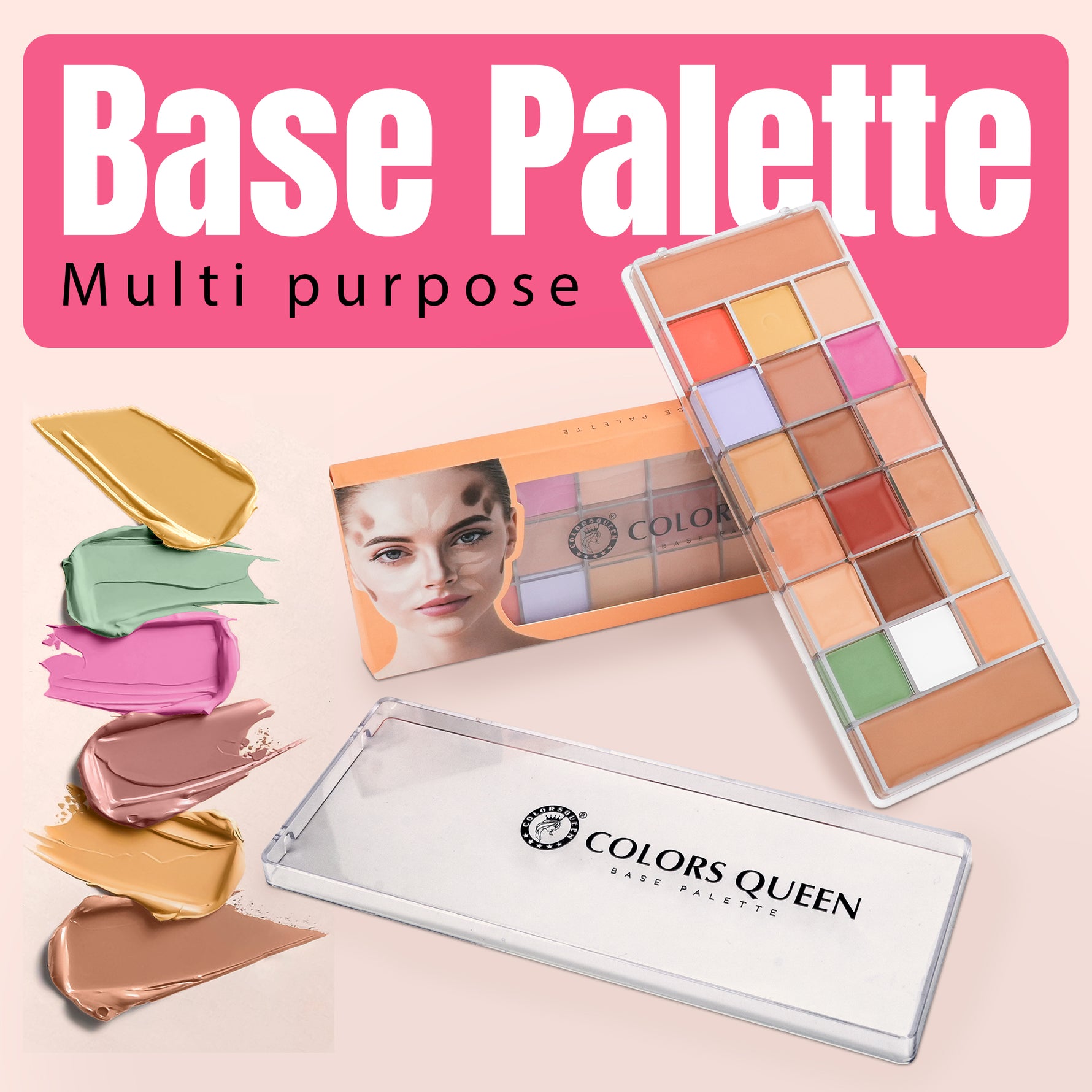 Buy Base Palette | 20 Versatile Shades - 110 Gram – Colors Queen