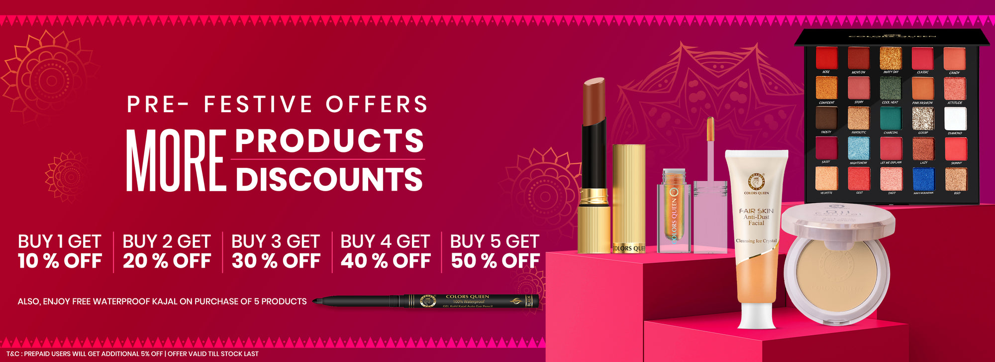 Colors Queen: Buy Makeup, Cosmetics, Skincare Products Online