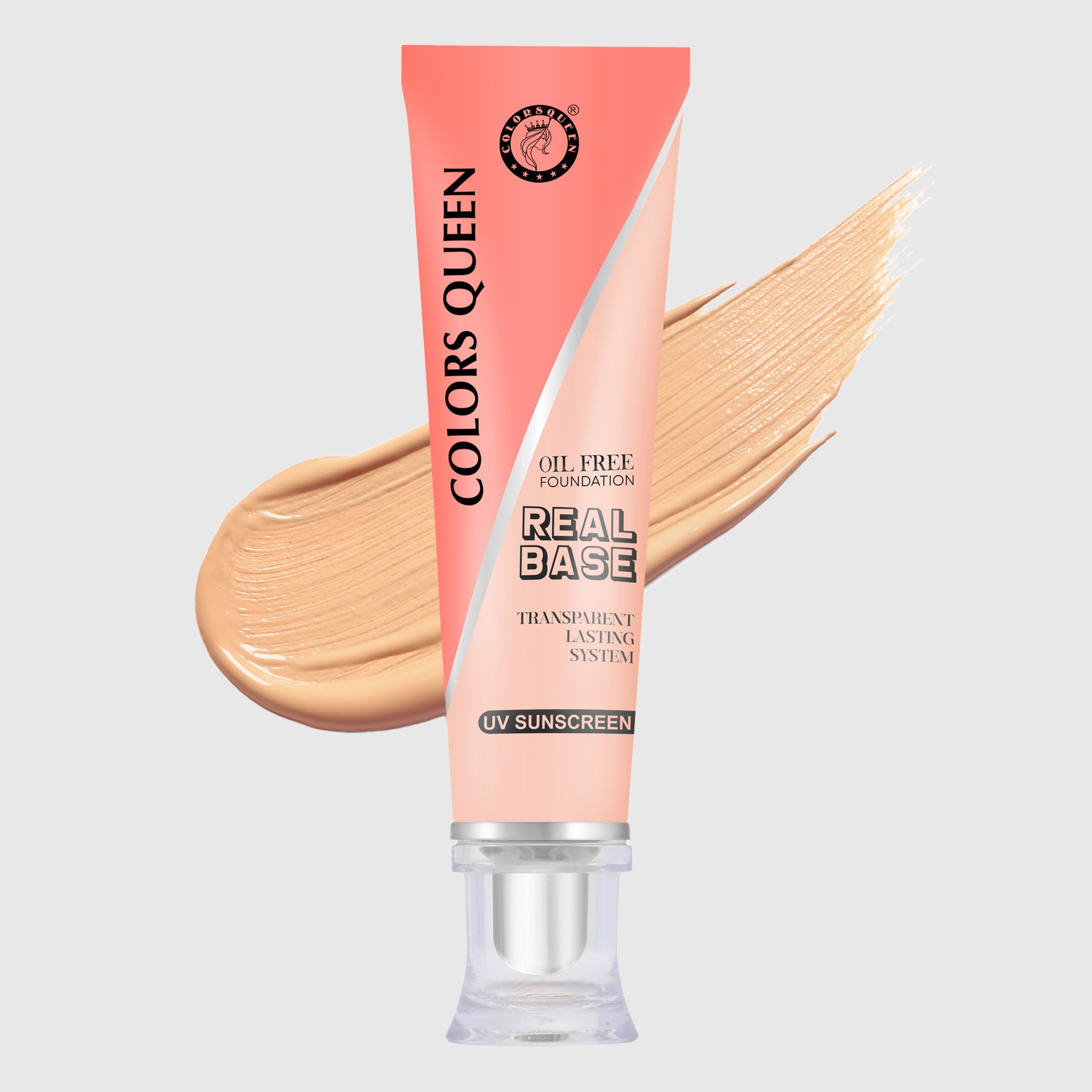Shop Real Base Oil Free Waterproof Foundation | 40 ML – Colors Queen